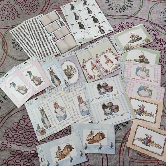 Other | Big Lotof Peter Rabbit Scrapbooking Cut Outs And Stickers Lot ...